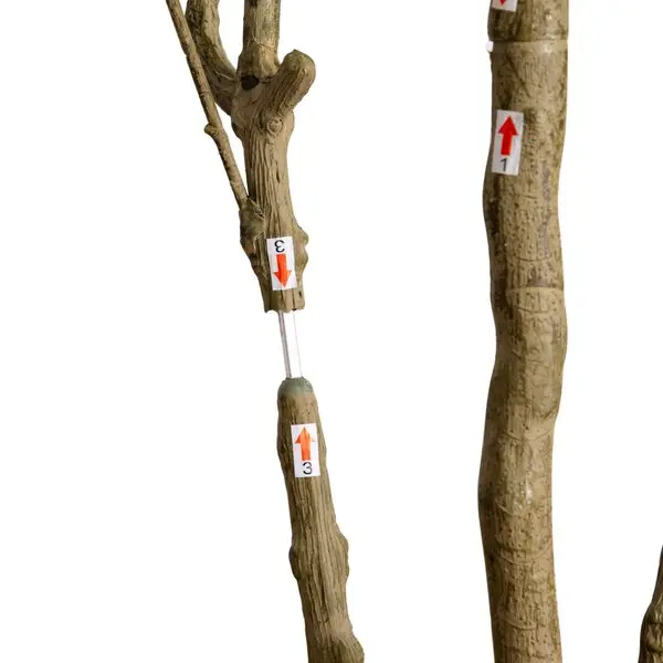 NEARLY NATURAL 8' Artificial Minimalist Japanese Pieris Tree