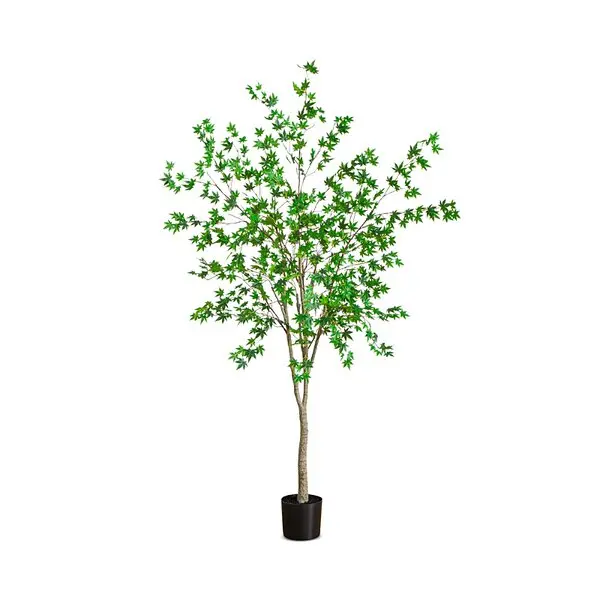 NEARLY NATURAL 7' Artificial Maple Tree - Green