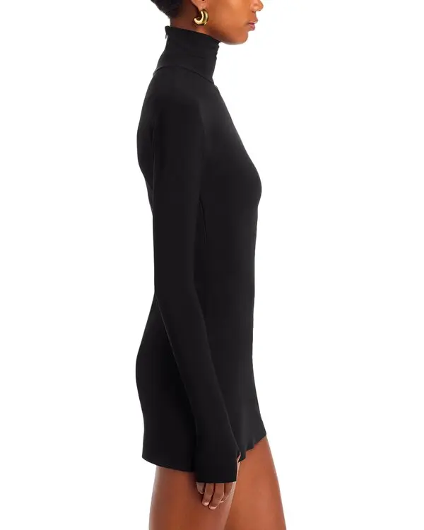 dyer sheer sleeve mini dress black Kith Women Alexis Turtleneck Mini Dress main image 1