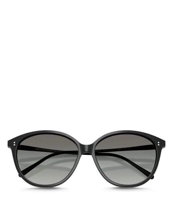 Oliver Spencer Soleau Butterfly 60mm Sunglasses - Black