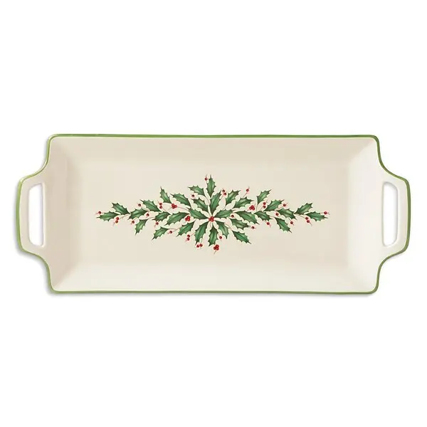 LENOX Holiday Hors D'oeuvre Tray - Ivory