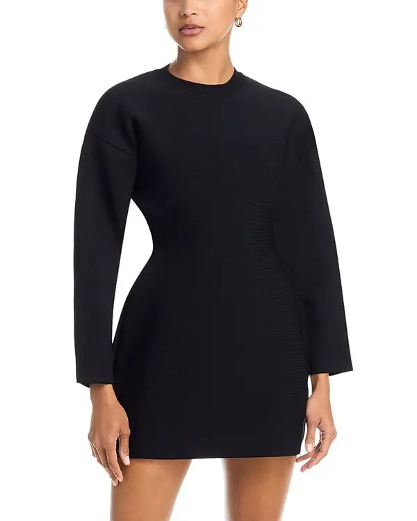 black mini dress xxs Black Bubble Hem Spaghetti Strap Dress | Purple Door
