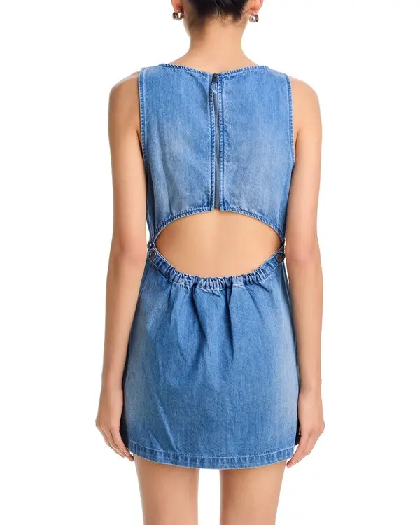 Free People Atlas Denim Mini Dress