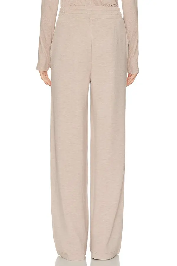 Varley The Extra Wide Leg 32 Pant - Taupe Marl