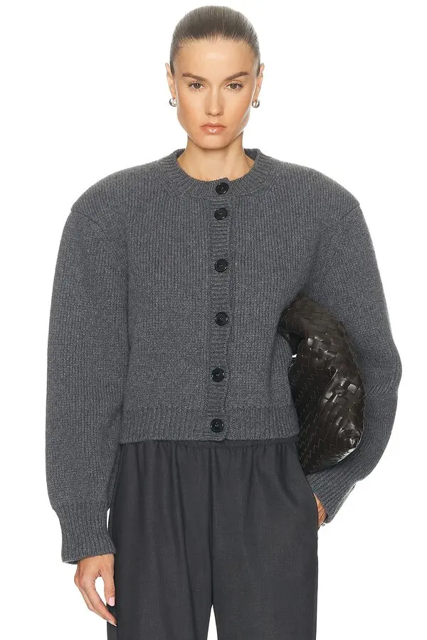 RÓHE Knitted Statement Padded Cardigan