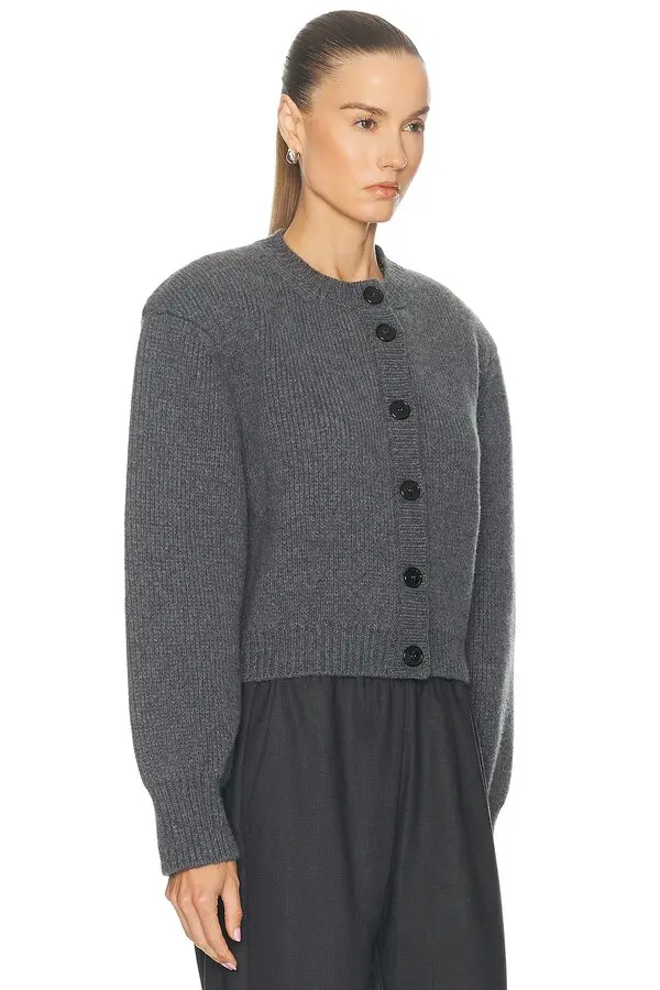 RÓHE Knitted Statement Padded Cardigan