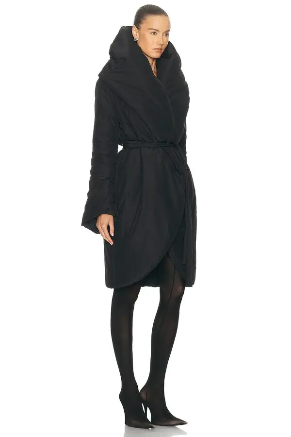 Norma Kamali Shawl Collar Sleeping Bag Coat