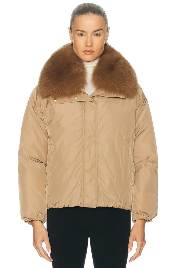 YVES SALOMON Short Down Jacket - Liegeois