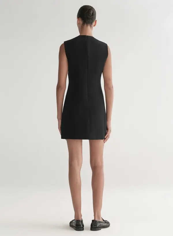 A.L.C. Beck Feather-trimmed Mini Dress