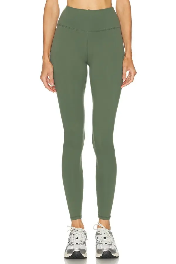 Varley Always 28 High Rise Legging In Dark Green - Thyme