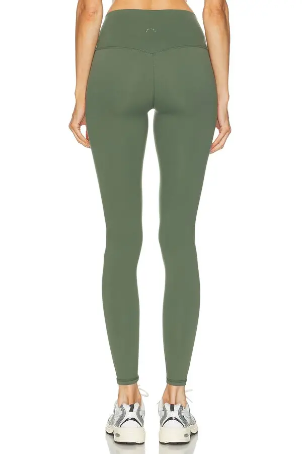 Varley Always 28 High Rise Legging In Dark Green - Thyme