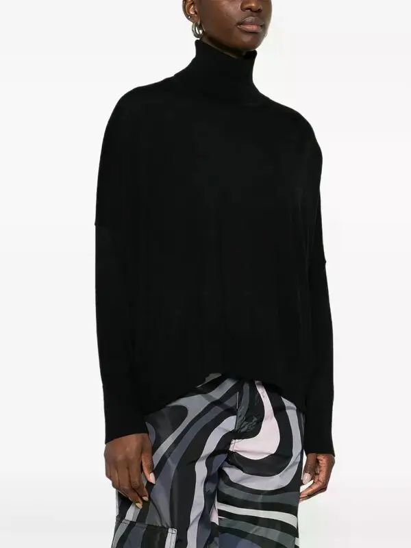 Laboratorio Capri Roll-neck Knitted Sweater