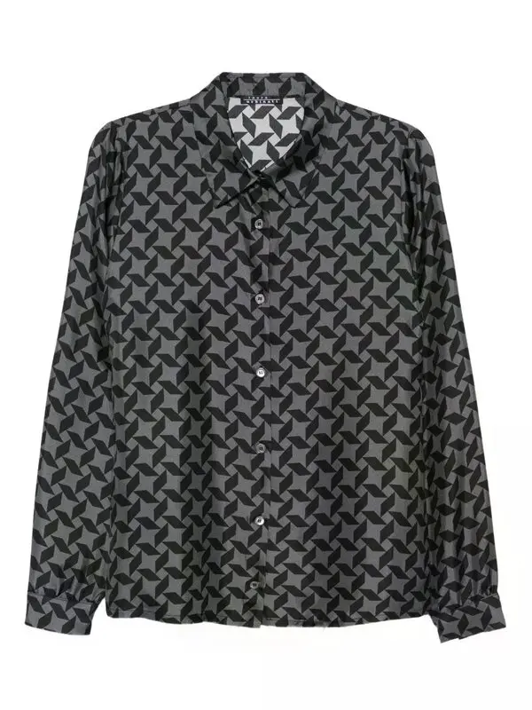 LAURA-URBINATI Geometric-print Shirt
