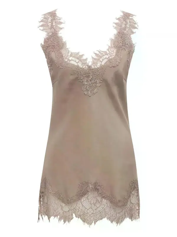 Gold Hawk Megan Lace-trim Top