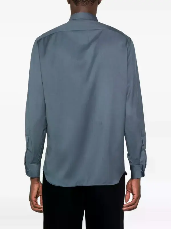 LARDINI Buttoned Shirt - Blue