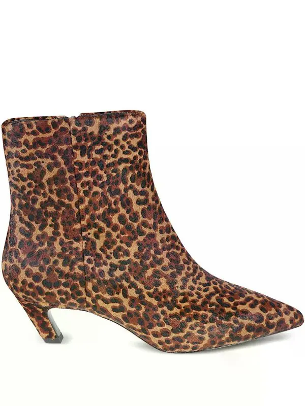 Ash 50mm Vicky Leopard-print Boots - Brown