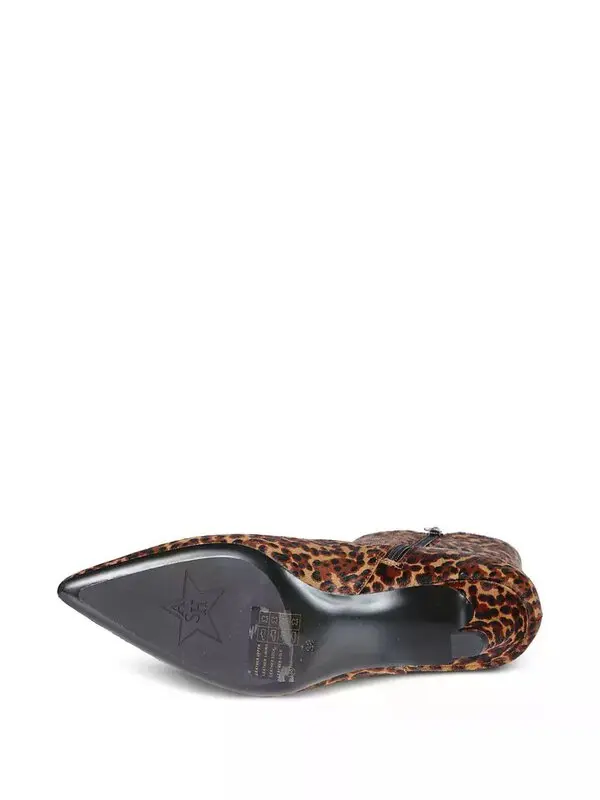 Ash 50mm Vicky Leopard-print Boots - Brown