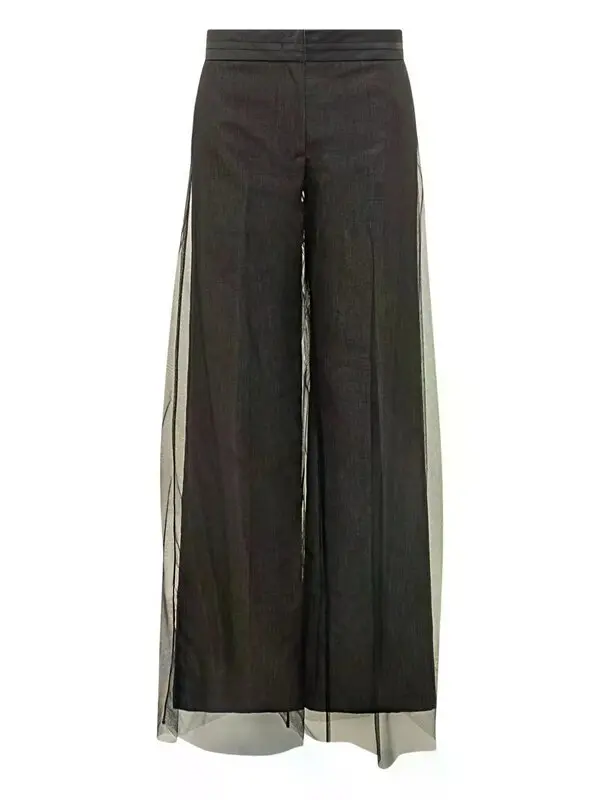 MSGM Tulle-overlay Trousers