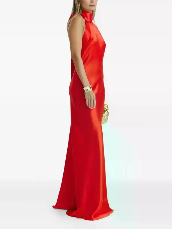IL VOLO Halterneck Maxi Dress