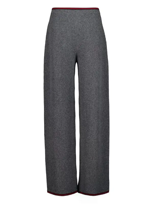 Gucci Felted Knit Straight Trousers