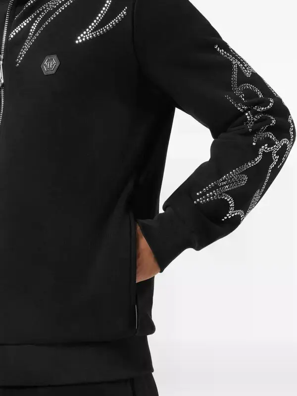 Philipp Plein Stud-embellished Track Jacket