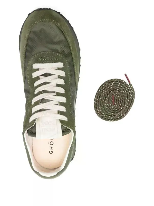 GHOUD VENICE Panelled Low-top Sneakers - Green