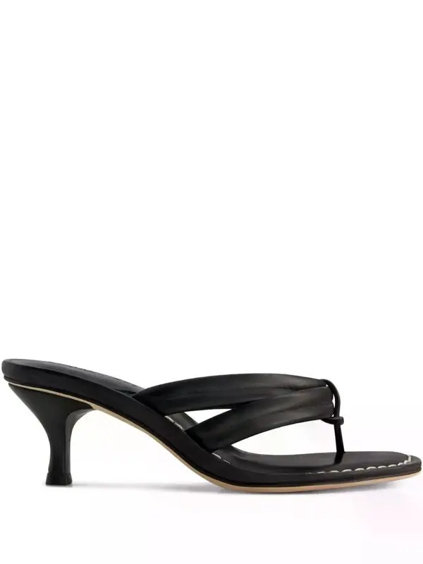 Bernardo 1946 55mm Miami Strappy Sandals - Black