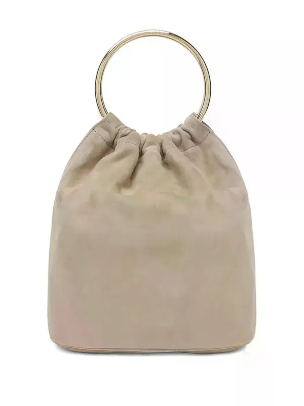 Prada Ring-handle Bucket Bag - Neutrals