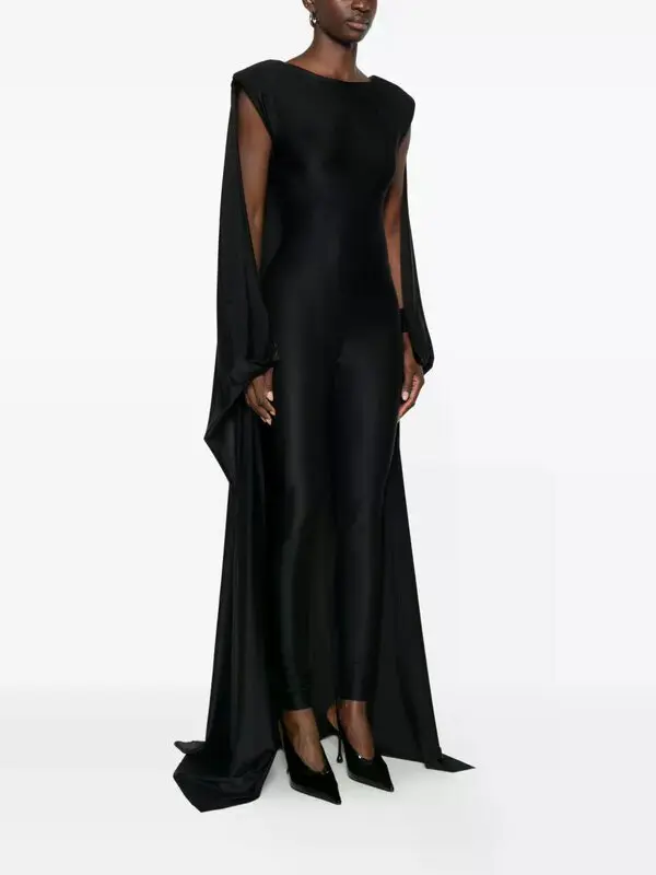 MEDEEA Cape Sleeve Jumpsuit