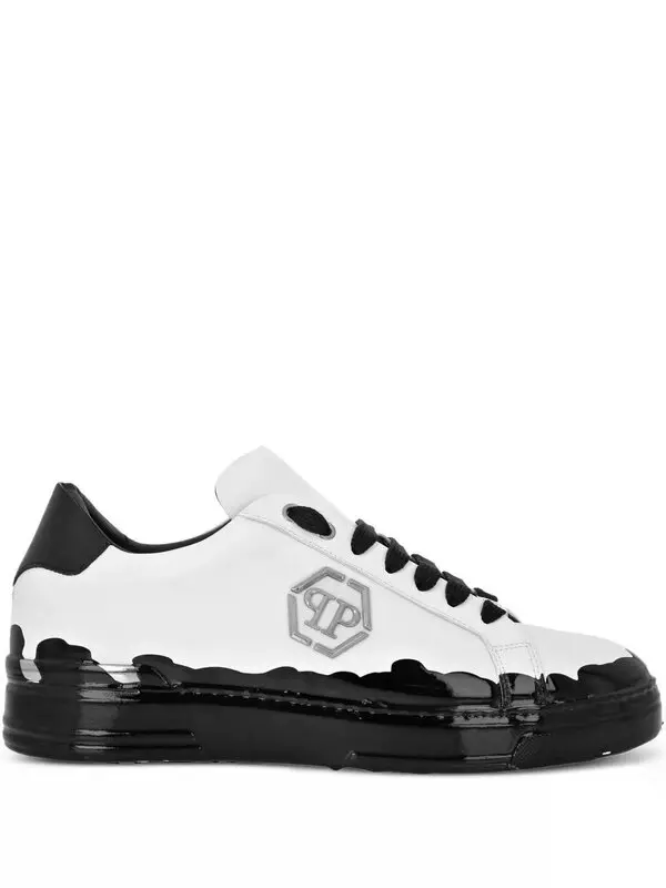 Philipp Plein Paint-splatter Low-top Sneakers