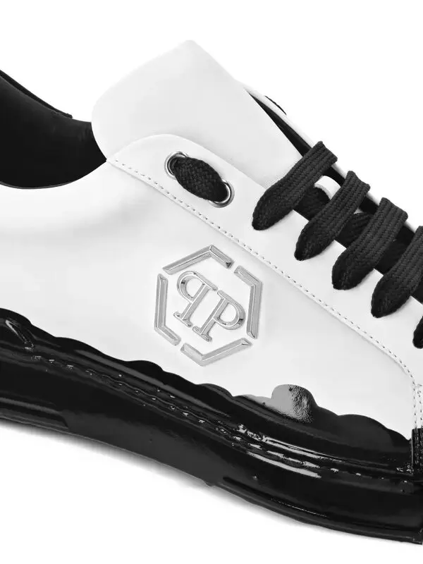 Philipp Plein Paint-splatter Low-top Sneakers