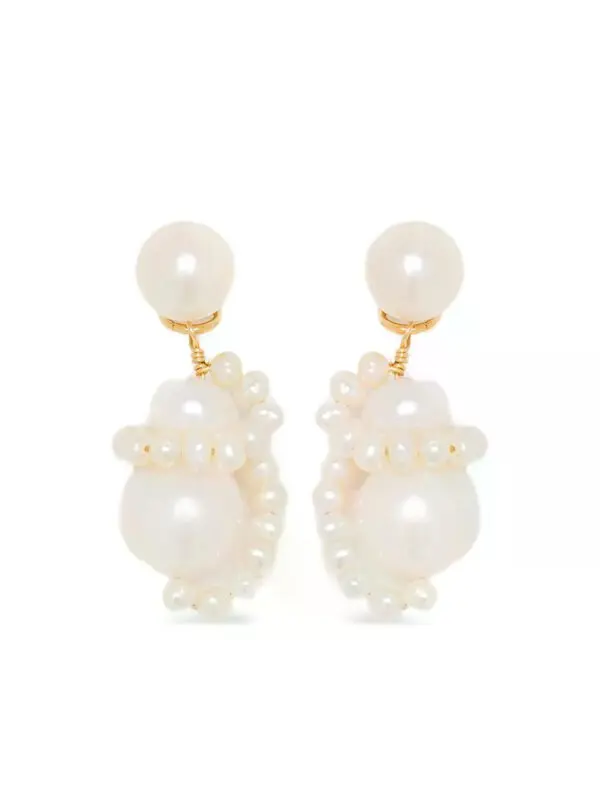 Completedworks Pearl-drop Earrings - Gold