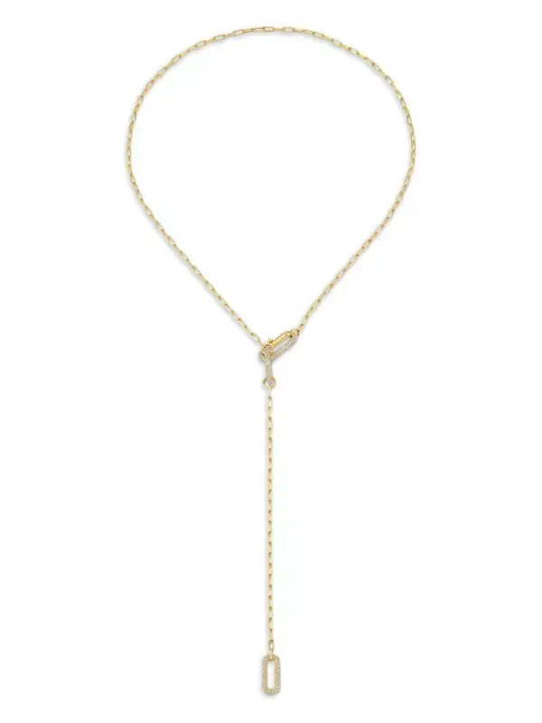 Shay 18k Yellow Diamond Lariat Necklace - Gold