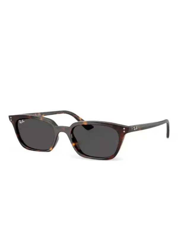 Ray-ban Zaya Rectangle-frame Sunglasses - Brown