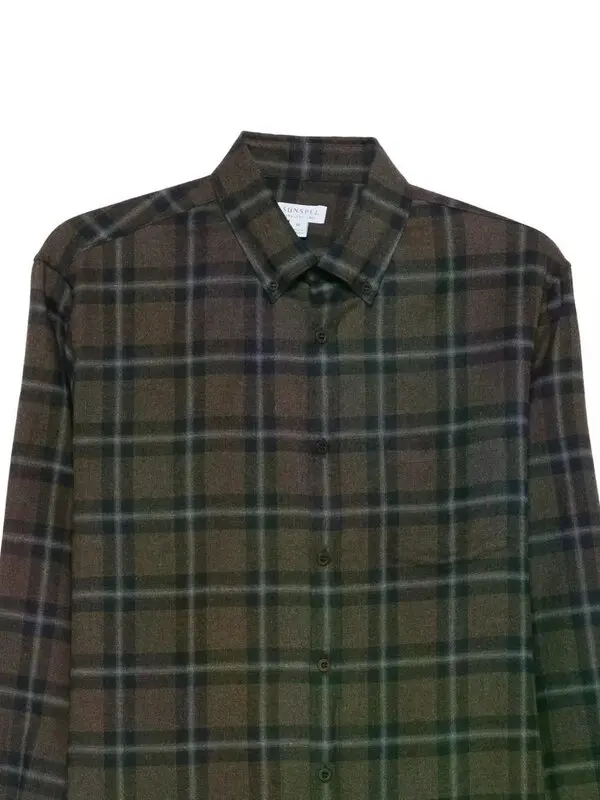 Sunspel Checked Shirt
