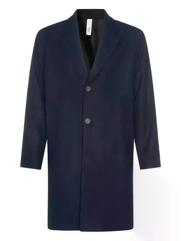 HEVO Button-fastening Coat - Blue