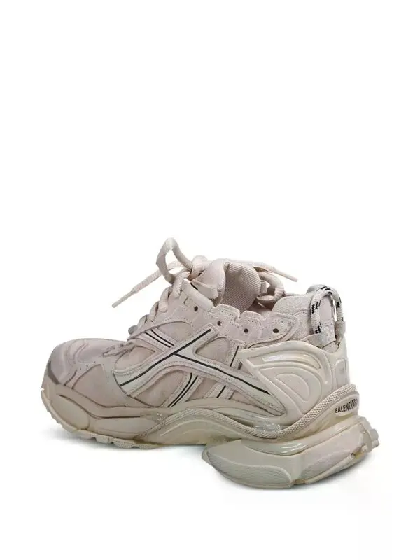 Balenciaga Panelled Design Sneakers - Neutrals