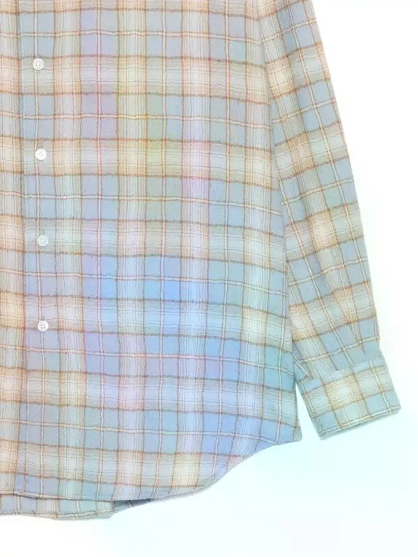 Auralee Airy Checked Shirt