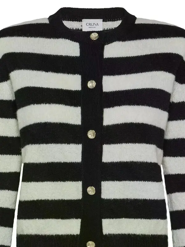 CRUNA Striped Buttoned Sweater