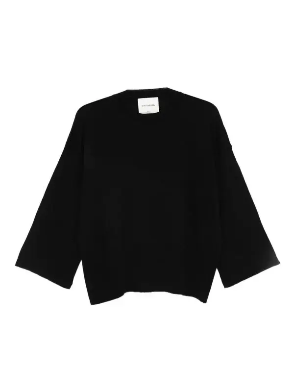 Laboratorio Capri Knitted Wide-sleeve Sweater