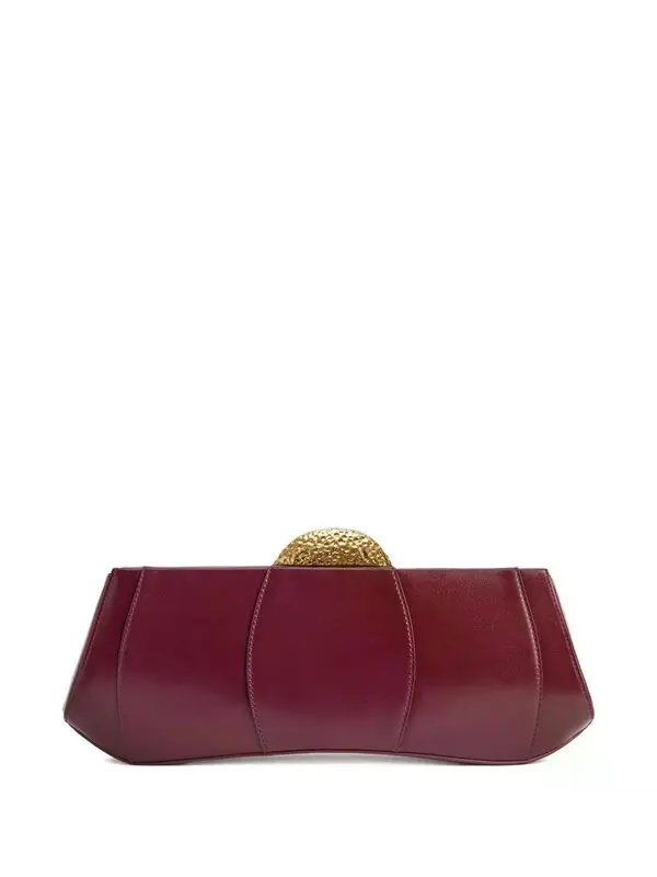 GIUSEPPE ZANOTTI Eve Lambskin Clutch - Red