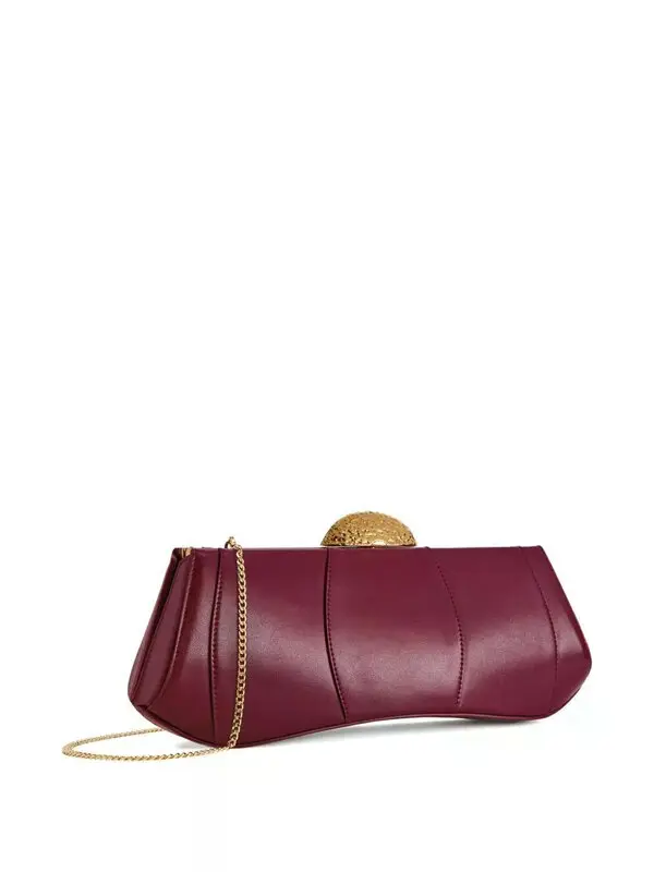 GIUSEPPE ZANOTTI Eve Lambskin Clutch - Red
