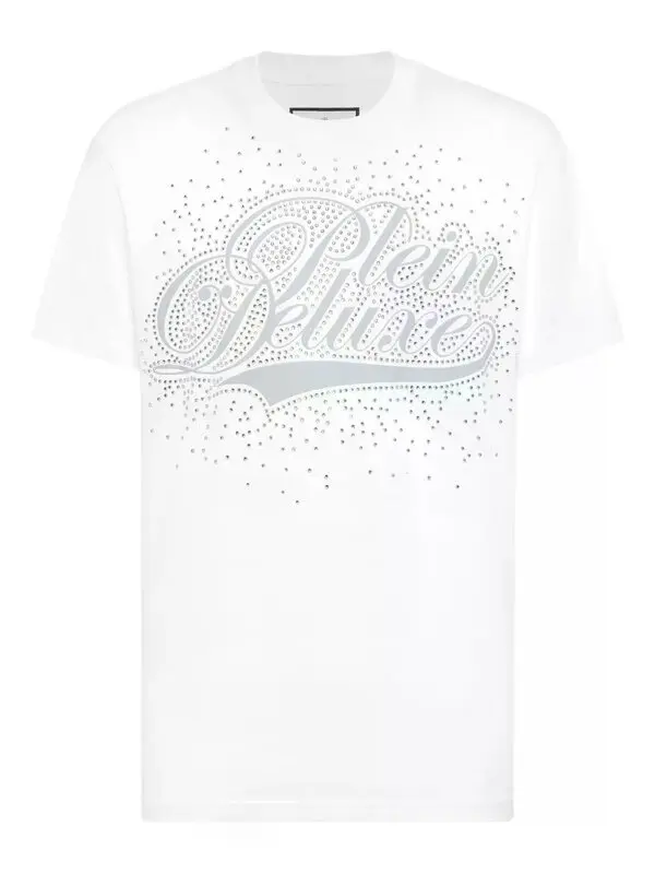 Philipp Plein Rhinestone-embellished T-shirt - White