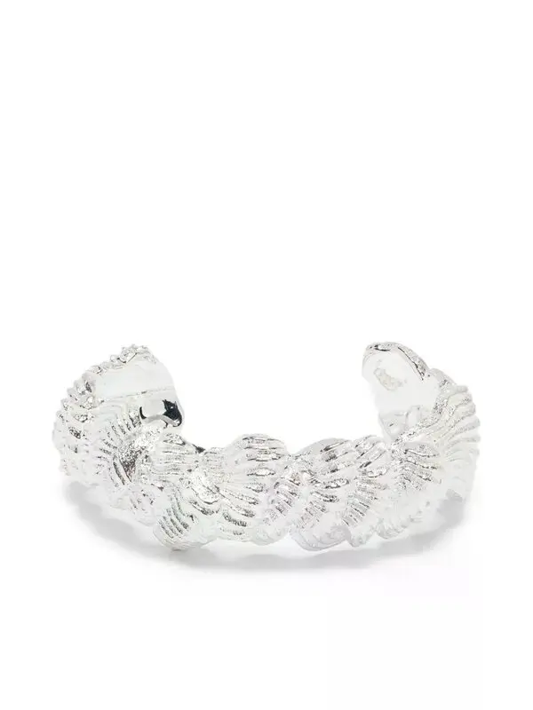 Completedworks Textured Cuff Bracelet - Silver
