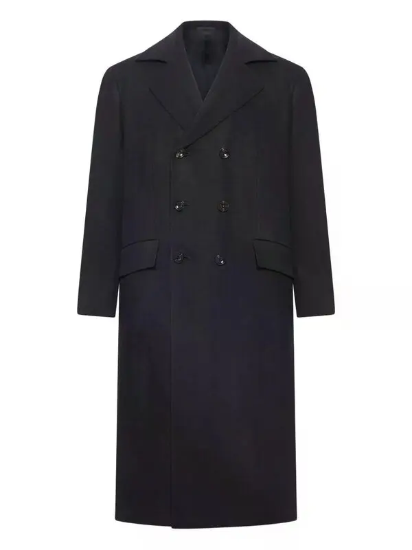 Kiton Buttoned Double-breasted Coat