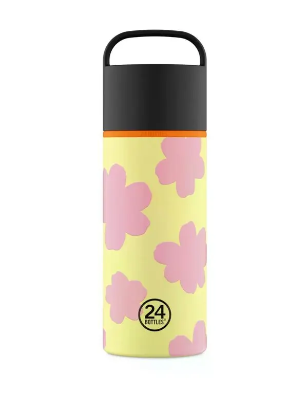 24BOTTLES Floral Spin Bottle - Yellow