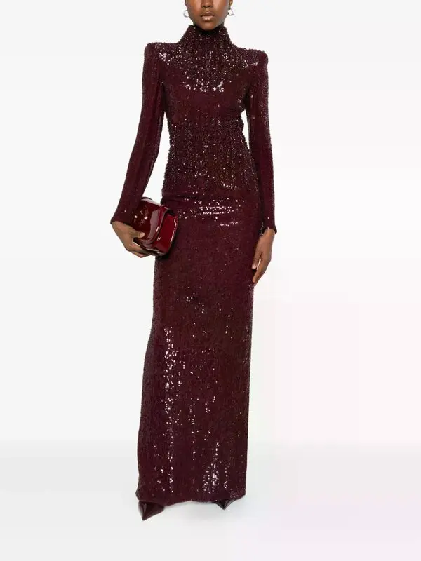 M.MARQUISE Sequin Embellished Gown