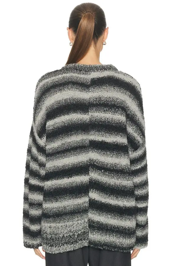 THE ELDER STATESMAN Rover Boucle Pullover Sweater