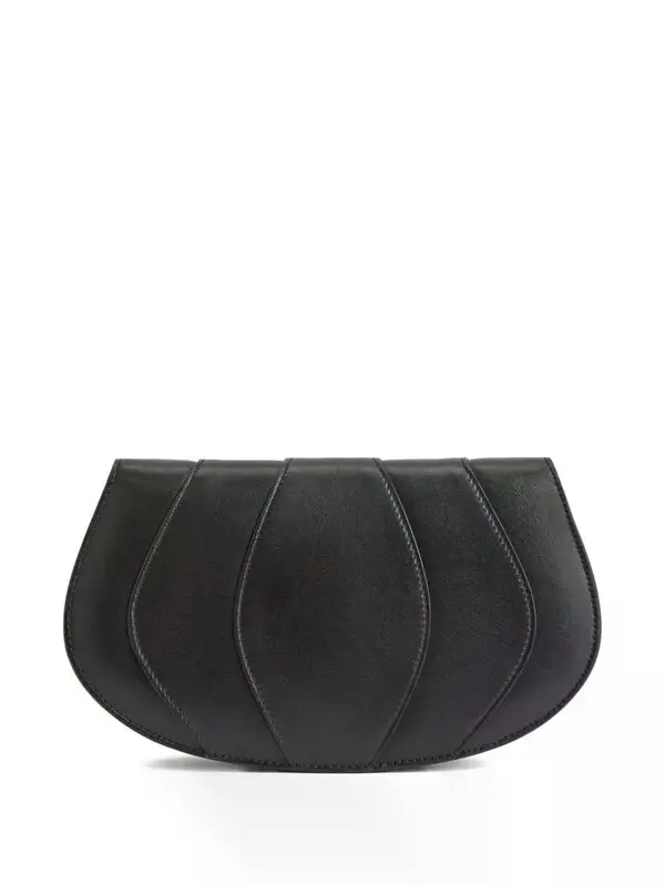 GIUSEPPE ZANOTTI Orbits Leather Clutch