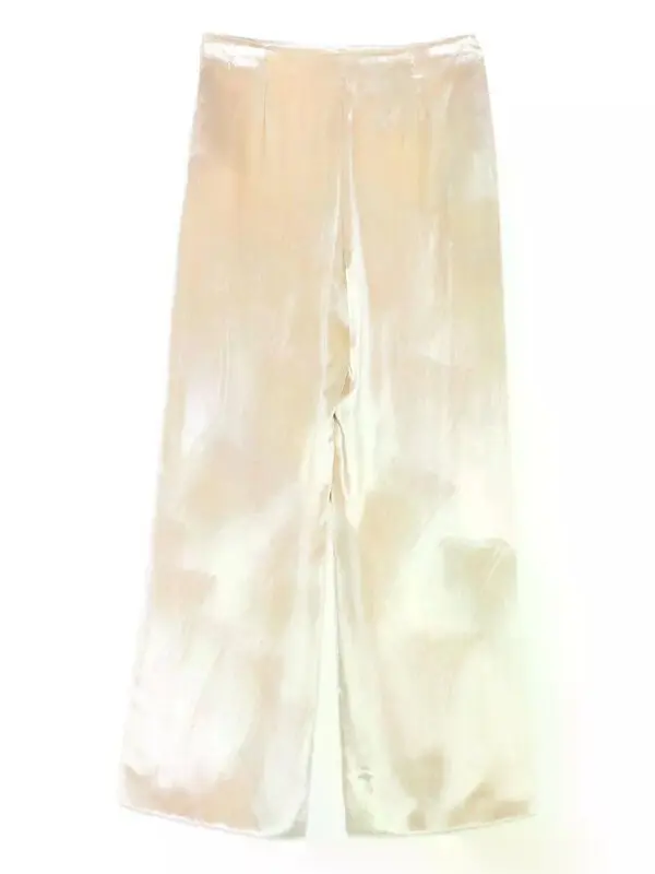 Alberta Ferretti Pleated Straight Trousers